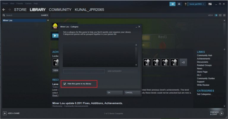 How To Hide/Remove Games and Software From Steam Library