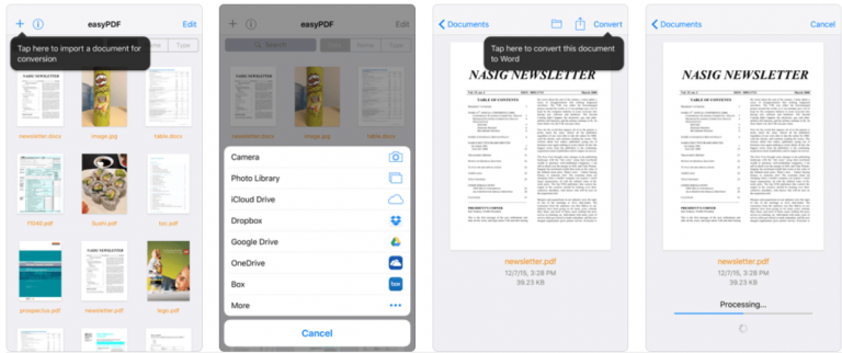 How To Convert PDF To Word For iPhone And iPad